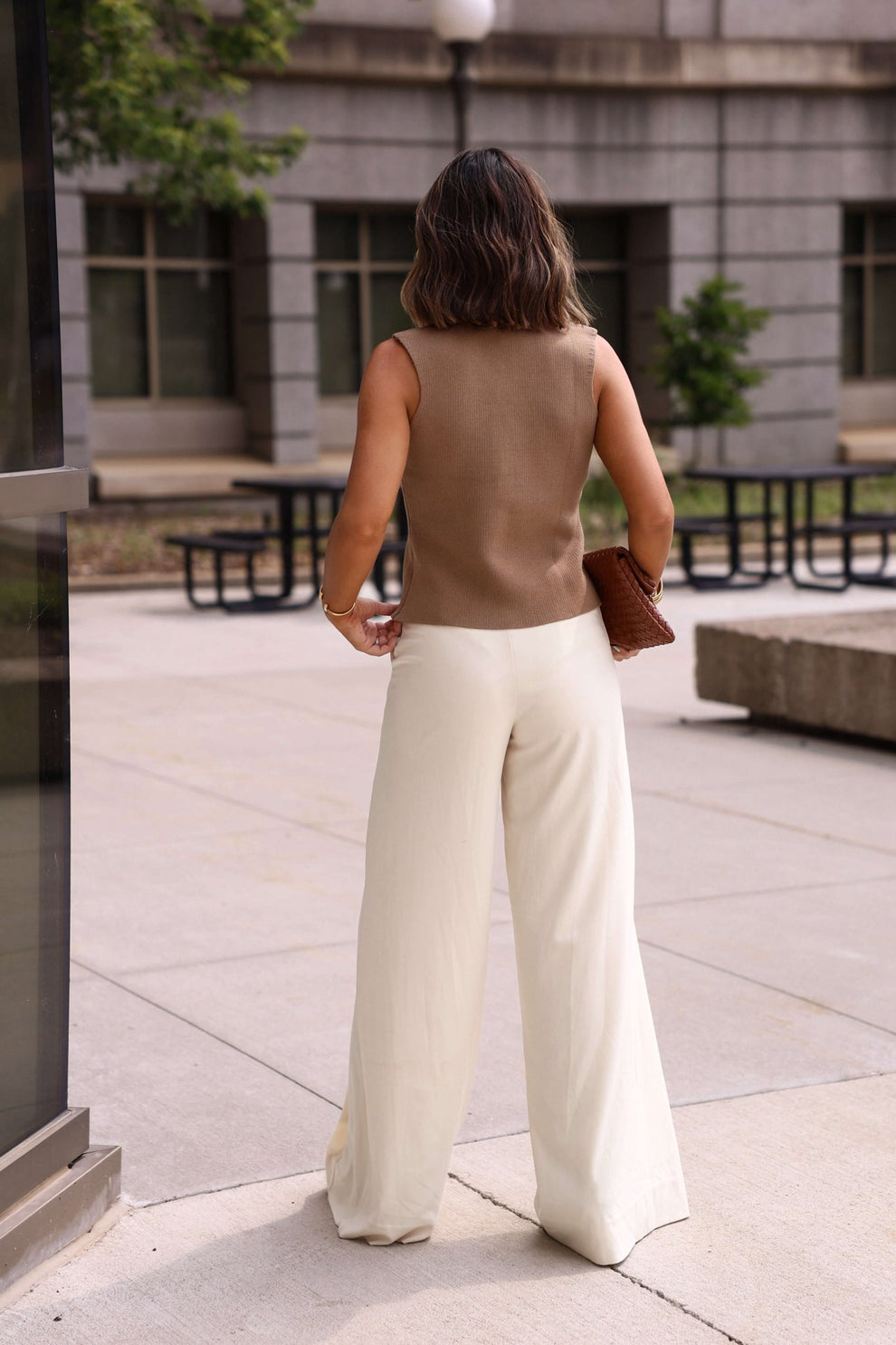 Collins Cream Wide Leg Trousers - FINAL SALE – Magnolia Boutique